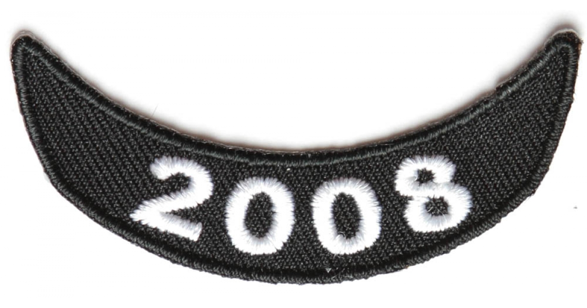 2008 Lower Rocker Patch In Black White by Ivamis Patches