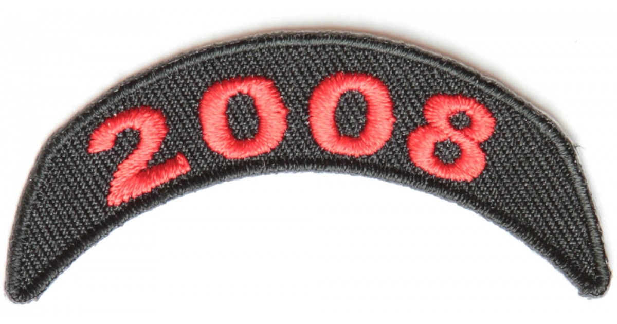 2008 Upper Year Rocker Patch In Red by Ivamis Patches