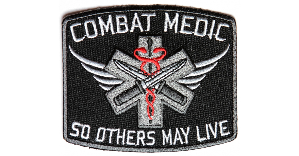 Combat Medic Patch So Others May Live | Military Patches -TheCheapPlace