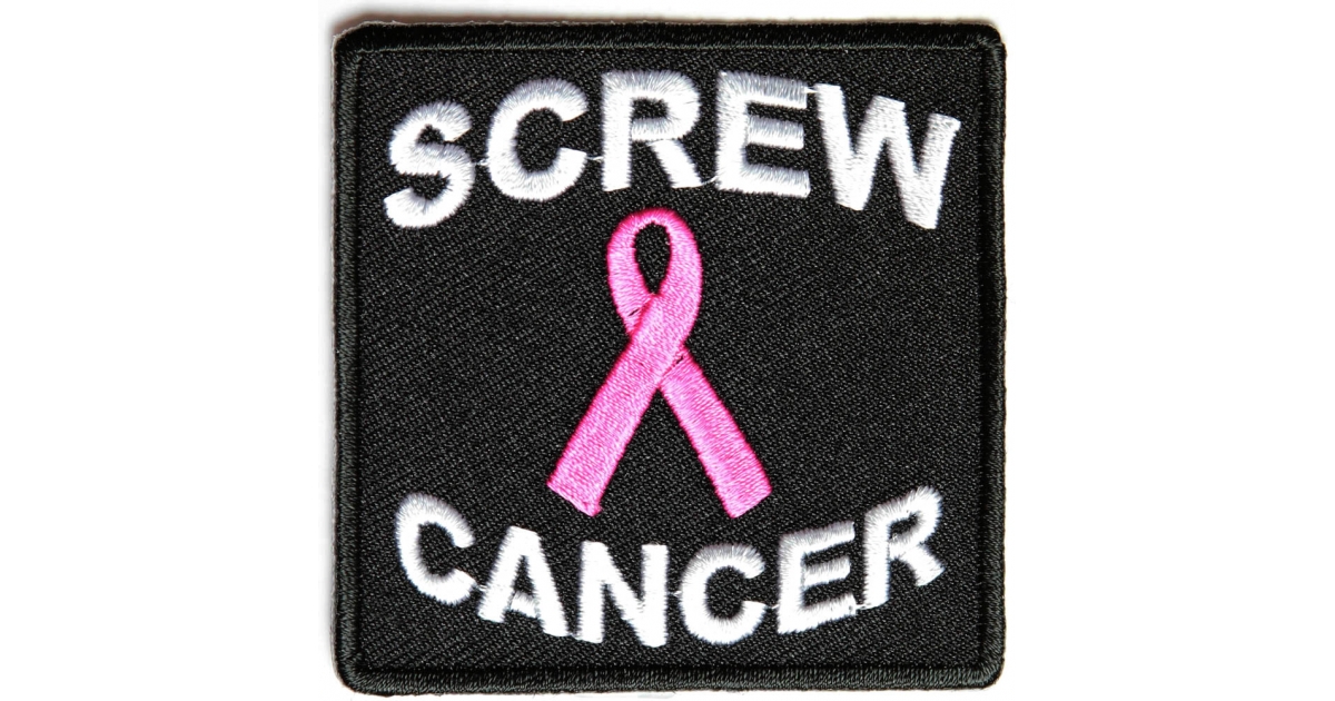 Screw Cancer Patch | Support Ribbons -TheCheapPlace