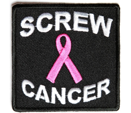 Screw Cancer Patch | Support Ribbons -TheCheapPlace