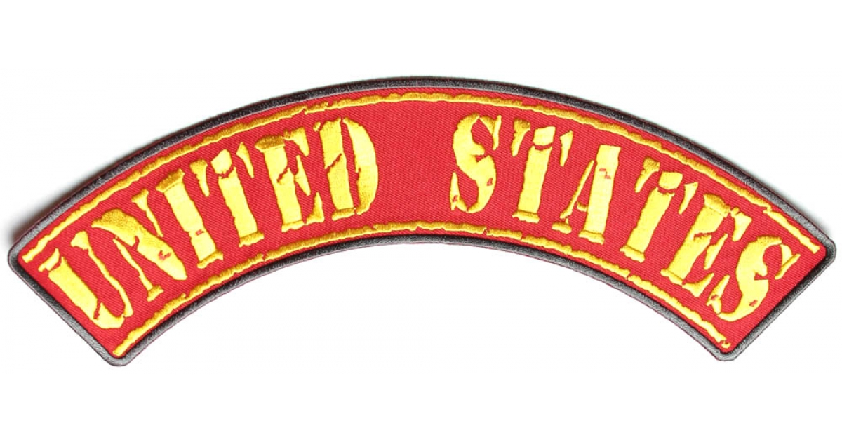 United States Large Top Rocker Patch | Marine Corps Patches -TheCheapPlace
