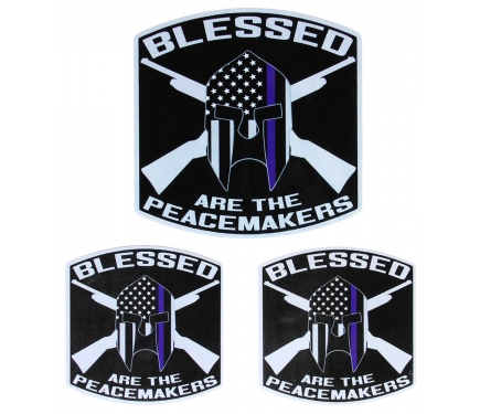 Blessed Are The Peacemakers Stickers by Ivamis Patches
