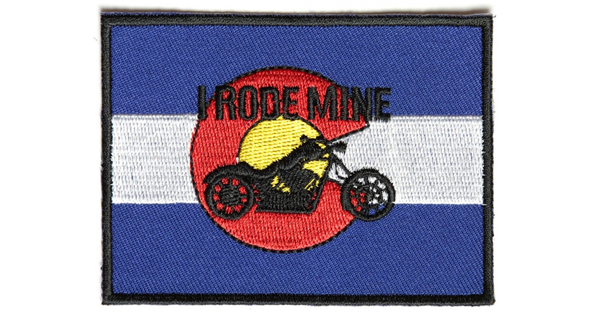 Colorado I Rode Mine Patch | Embroidered Patches by Ivamis Patches