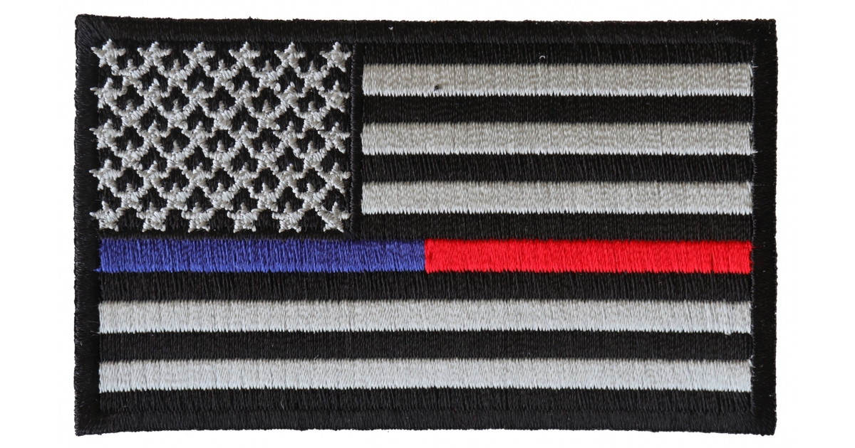 Law Enforcement and Firefighter Support American Flag Patch by Ivamis ...