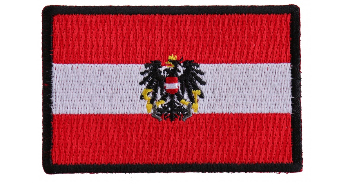Austrian Flag Patch by Ivamis Patches