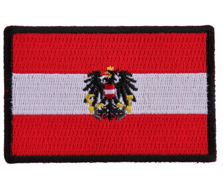 Austrian Flag Patch by Ivamis Patches