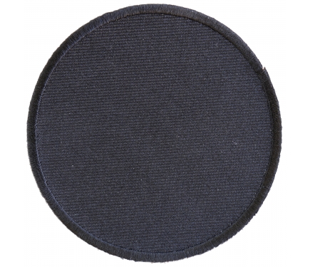 Black 3 Inch Round Blank Patch | Embroidered Patches by Ivamis Patches
