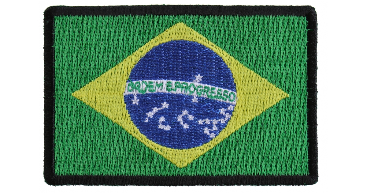 Brazil Flag Patch by Ivamis Patches