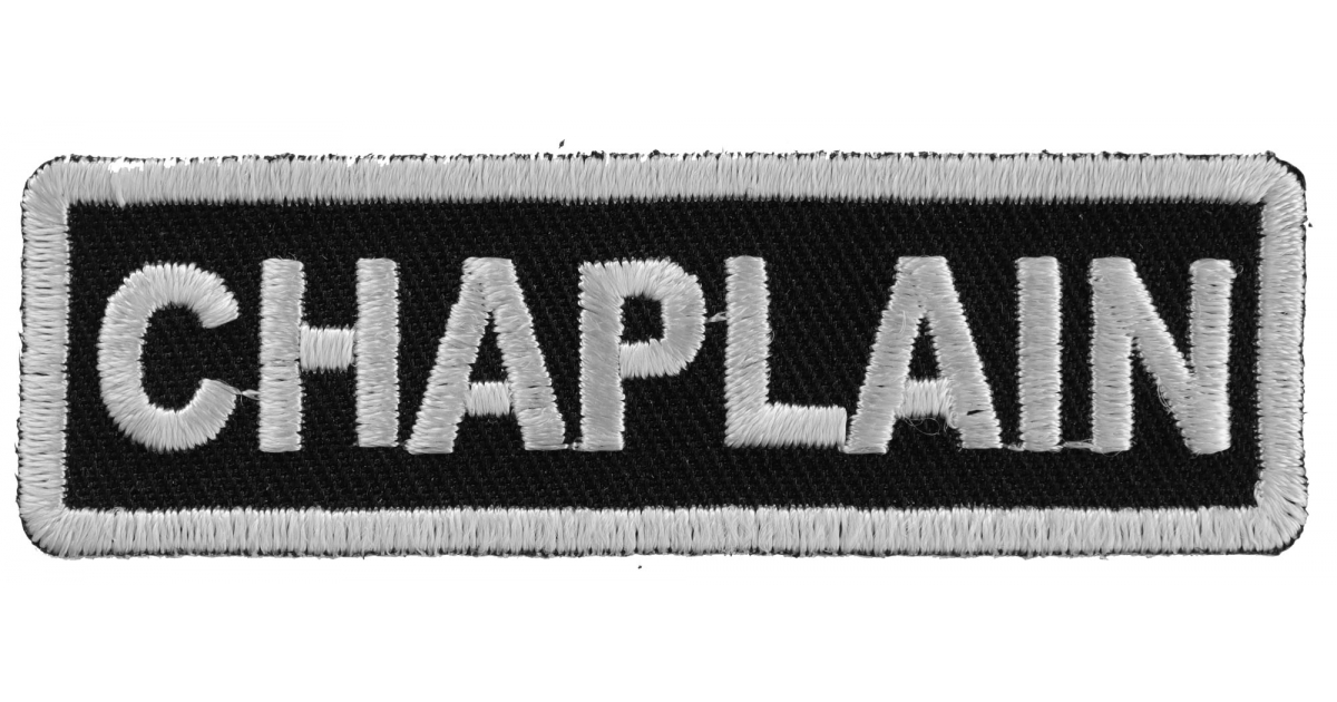 Chaplain Patch, Christian Saying Patches by Ivamis Patches