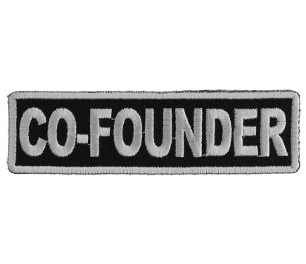 Cofounder Patch, Motorcycle Club Patches for Bikers by Ivamis Patches