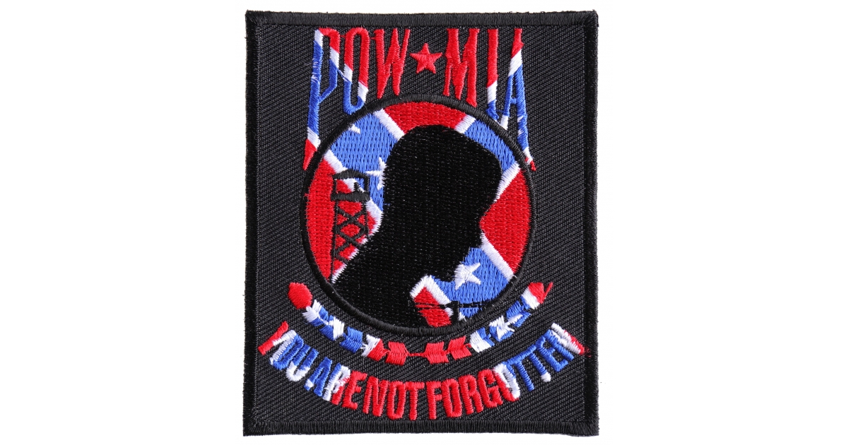 Confederate POW MIA Patch | US Military Veteran Patches by Ivamis Patches