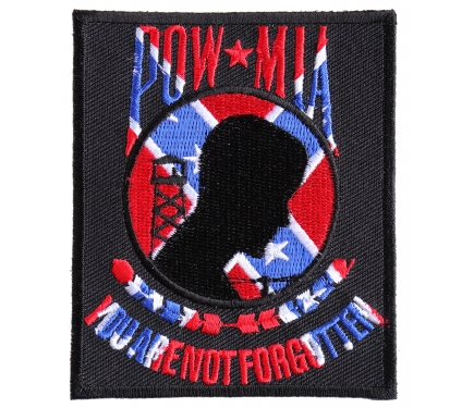 Confederate POW MIA Patch | US Military Veteran Patches by Ivamis Patches