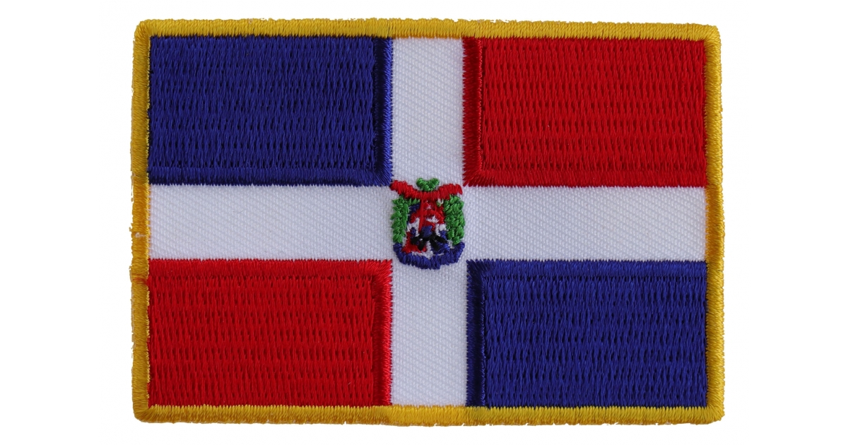 Iron On Dominican Republic Patch | Embroidered Patches by Ivamis Patches