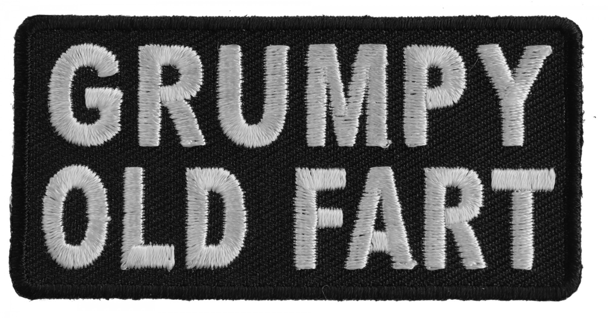 Grumpy Old Fart Patch | Funny Patches -TheCheapPlace