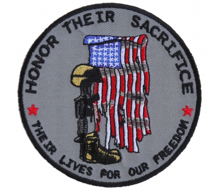 Honor Their Sacrifice Memorial Patch | US Military Veteran Patches by ...
