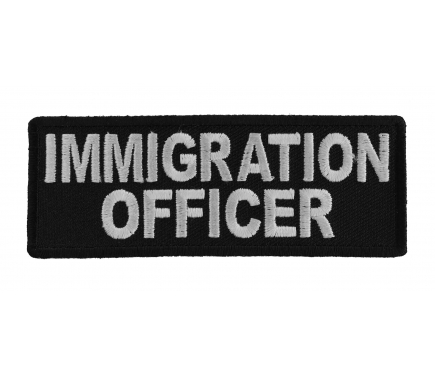 Immigration Officer Patch | Ranks Titles Nicknames -TheCheapPlace