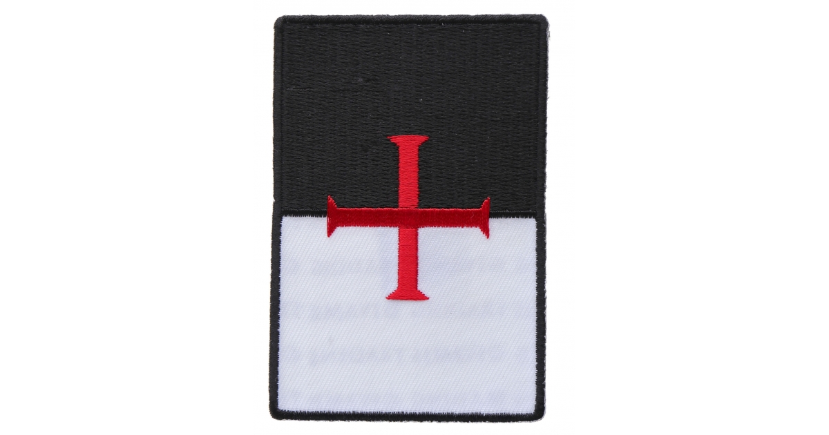Knights Templar Flag Patch | Embroidered Patches by Ivamis Patches