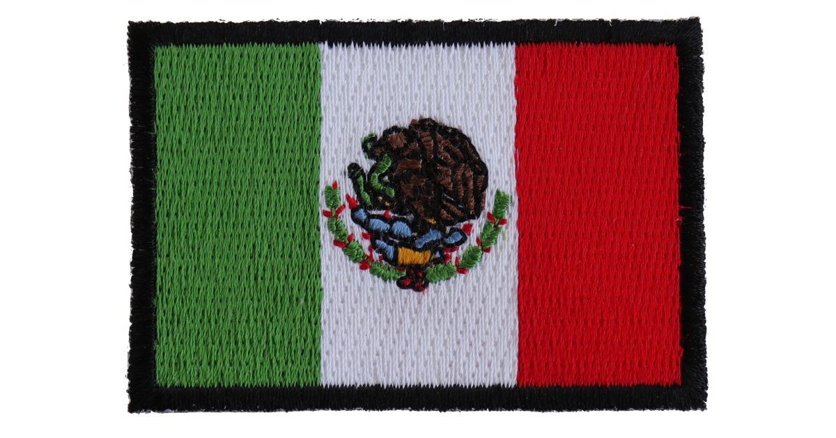 Mexico Flag 2.5 Inch Patch by Ivamis Patches