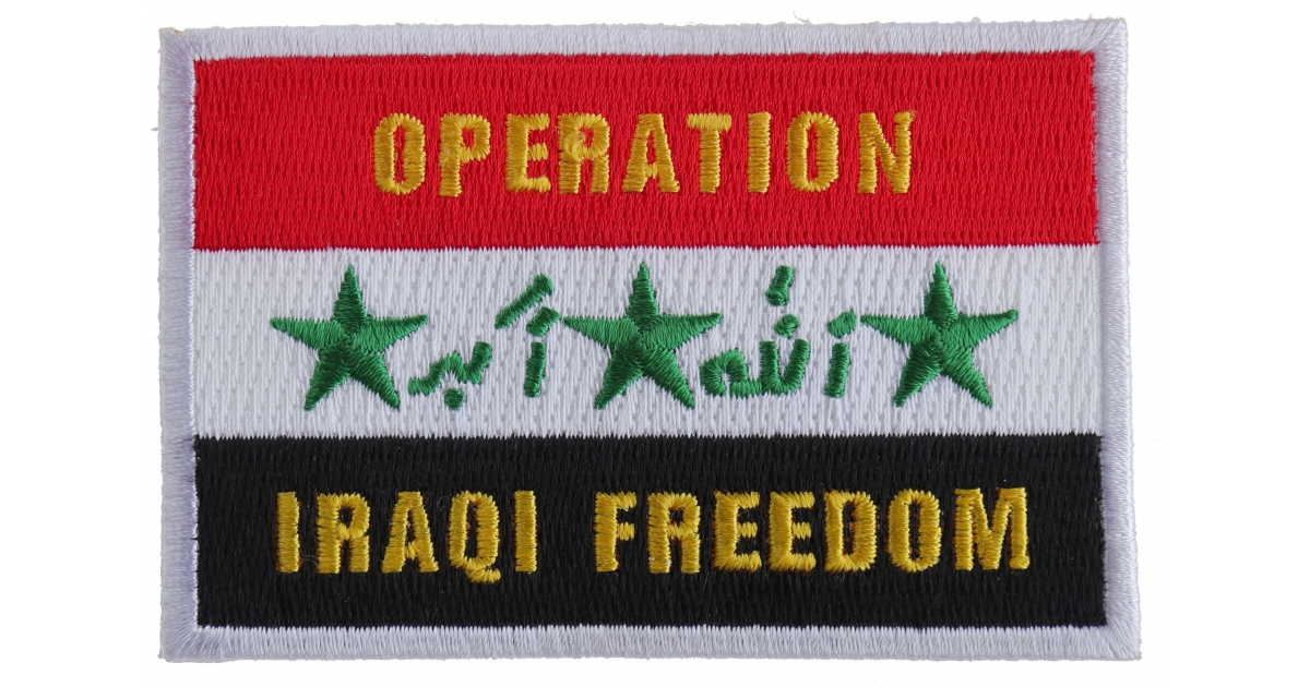 Operation Iraq Freedom Patch | US Iraq War Military Veteran Patches by ...