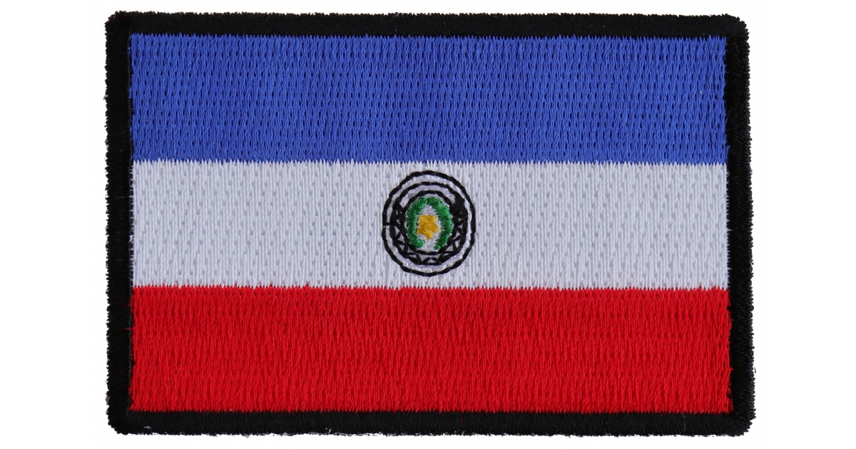 Paraguay Flag Patch by Ivamis Patches