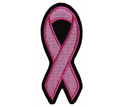 Pink Ribbon Patch -Embroidered Iron On or Sew | Embroidered Patches by ...