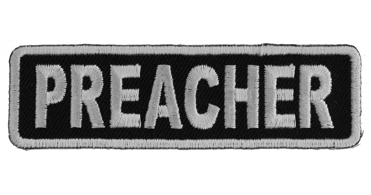 Preacher Patch, Christian Saying Patches by Ivamis Patches