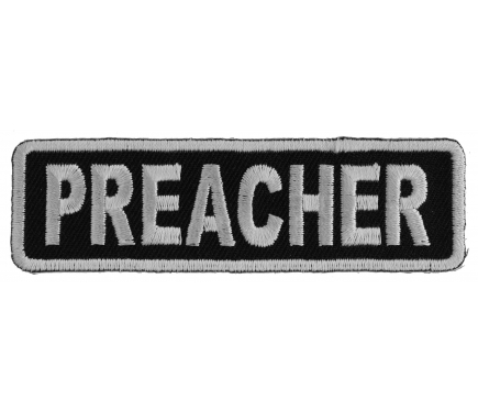 Preacher Patch, Christian Saying Patches by Ivamis Patches