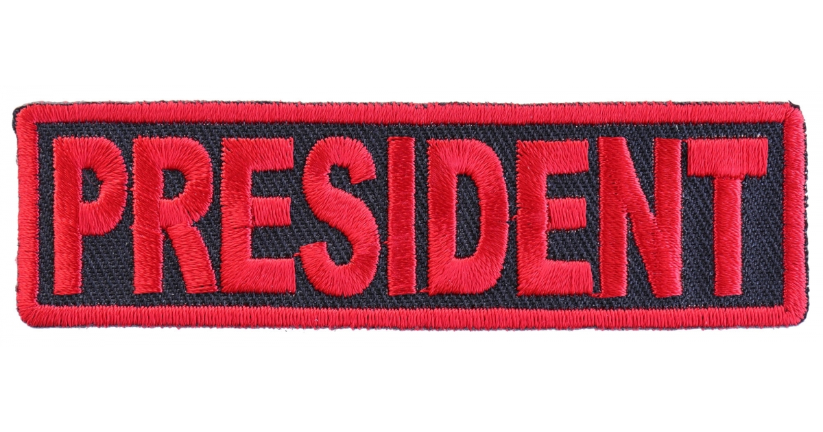 President Patch Red | Ranks Titles Nicknames -TheCheapPlace