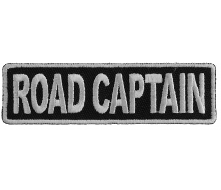 Road Captain Patch, Motorcycle Club Patches for Bikers by Ivamis Patches