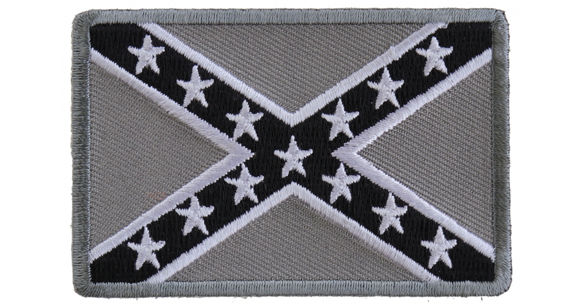 Subdued Confederate Flag Patch | Embroidered Patches by Ivamis Patches