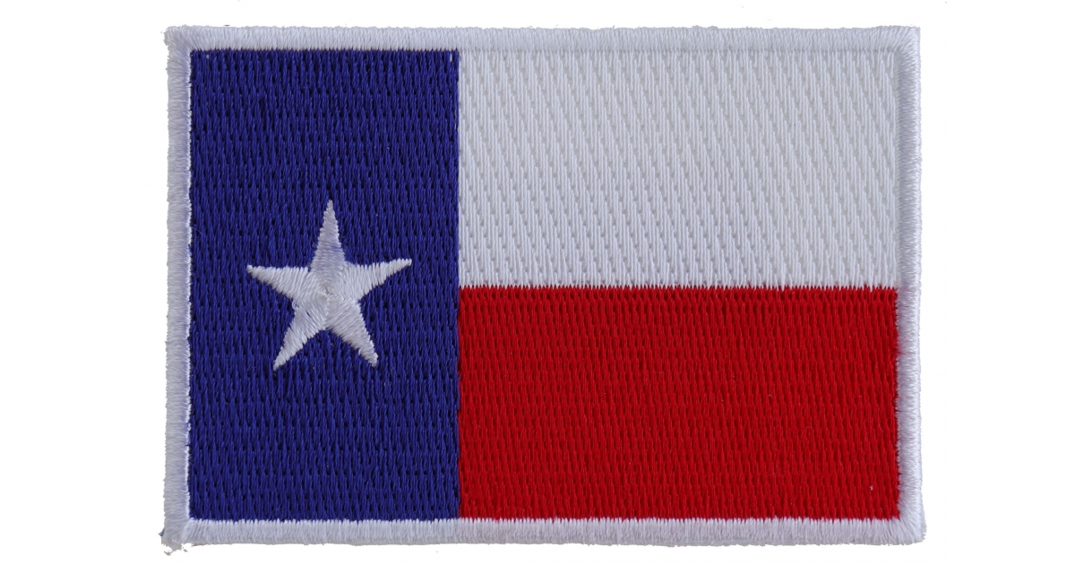 Iron On Texas Flag Patch | Embroidered Patches by Ivamis Patches