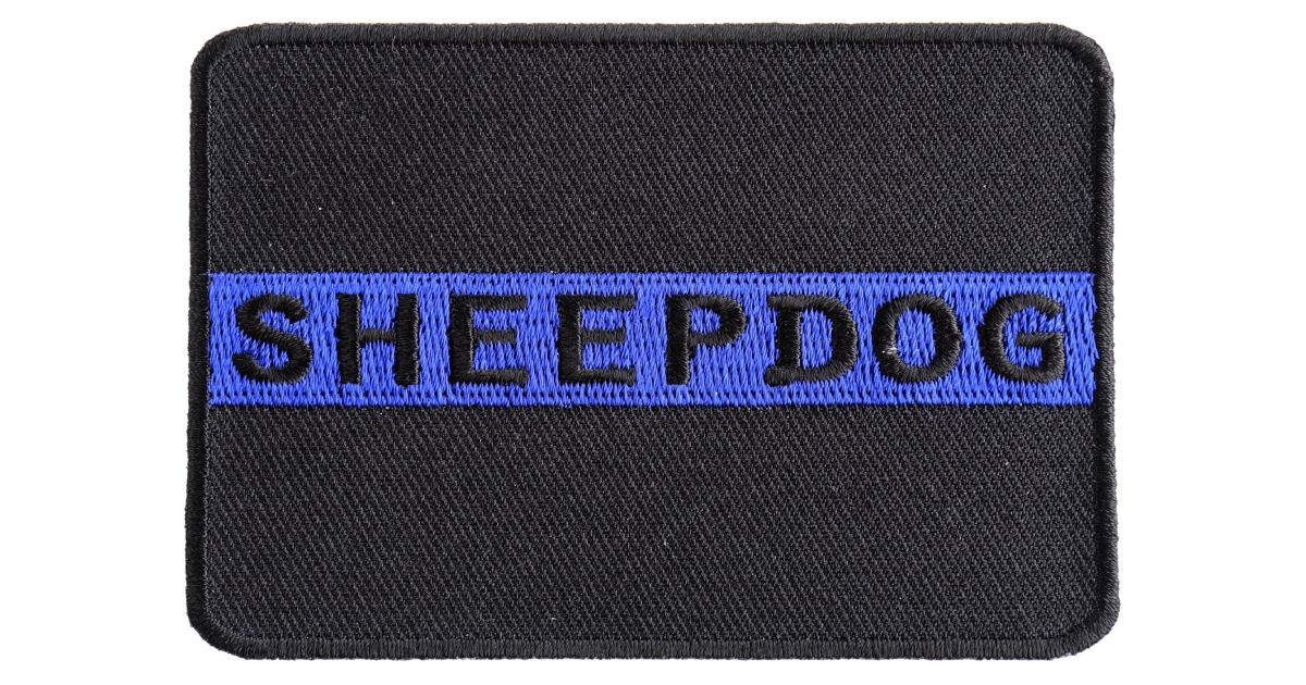 Thin Blue Line Sheepdog Patch For Law Enforcement | Police Patches ...