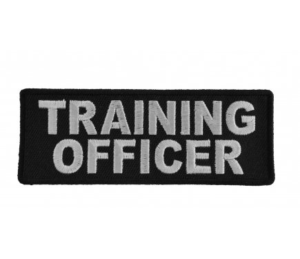Training Officer Iron On Patch | Embroidered Patches - TheCheapPlace