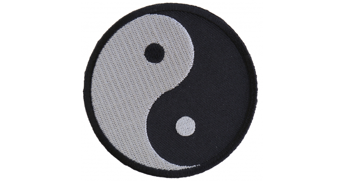 Iron On Ying Yang Patch by Ivamis Patches