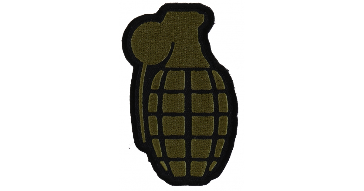 Grenade Patch In OD Green by Ivamis Patches