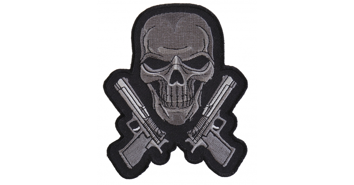 Guns and Skull Patch, Skull Patches by Ivamis Patches