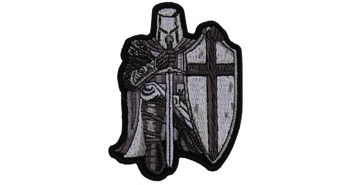 Kneeling Knight Crusader Mini Patch by Ivamis Patches