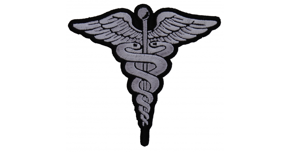 Medic Symbol Patch BW by Ivamis Patches