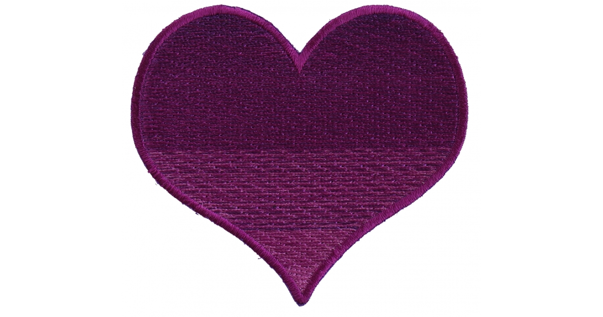 Pink Heart Patch | Embroidered Patches by Ivamis Patches