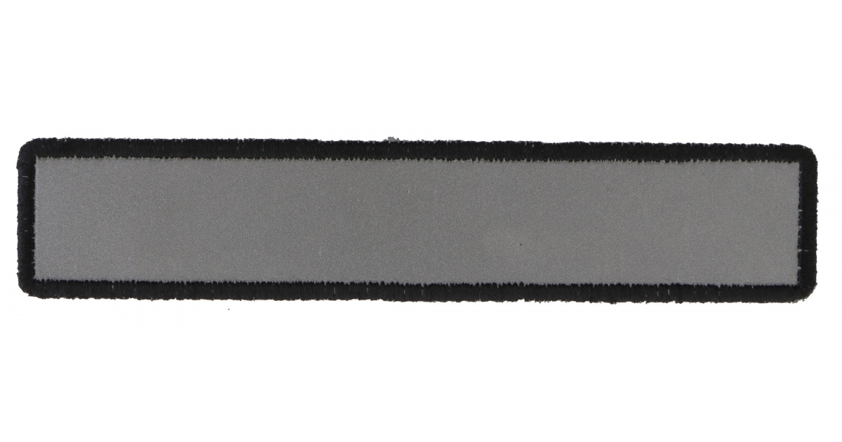 Small Reflective 5 Inch Strip Patch, Embroidered Iron On Patch ...