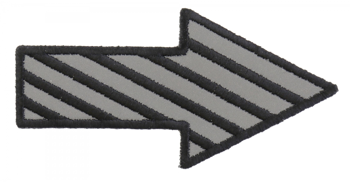 Striped Arrow Reflective Patch - TheCheapPlace