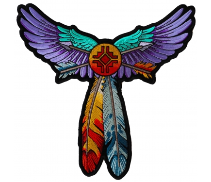 Feathers and Wings Patch, Large Ladies Back Patches for Jackets by ...