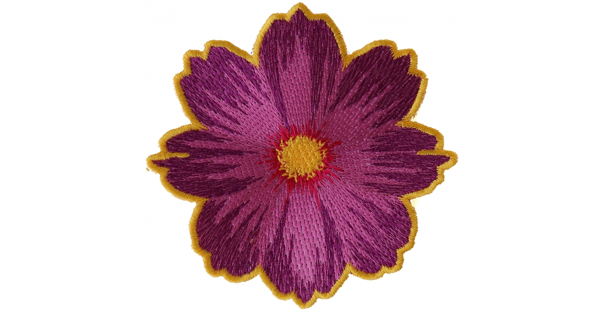 Pink Flower Patch by Ivamis Patches