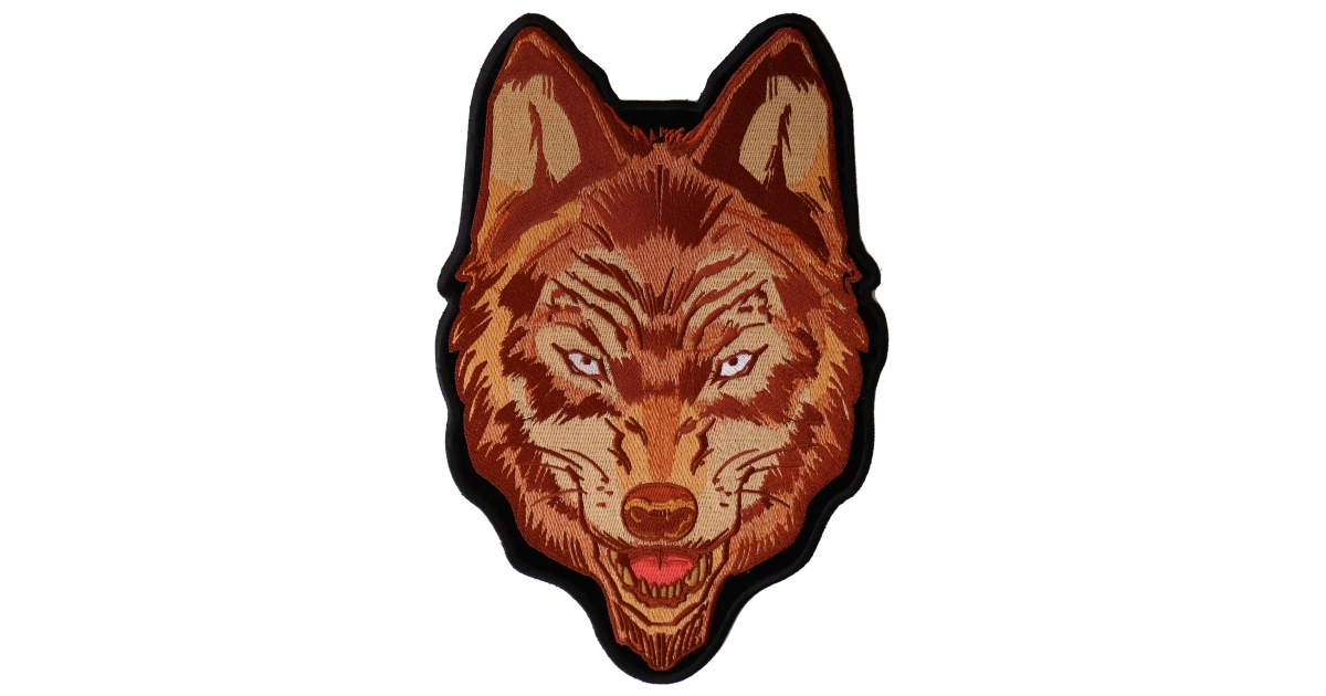 Wolf Patch, Large Animal Patches for Jackets by Ivamis Patches
