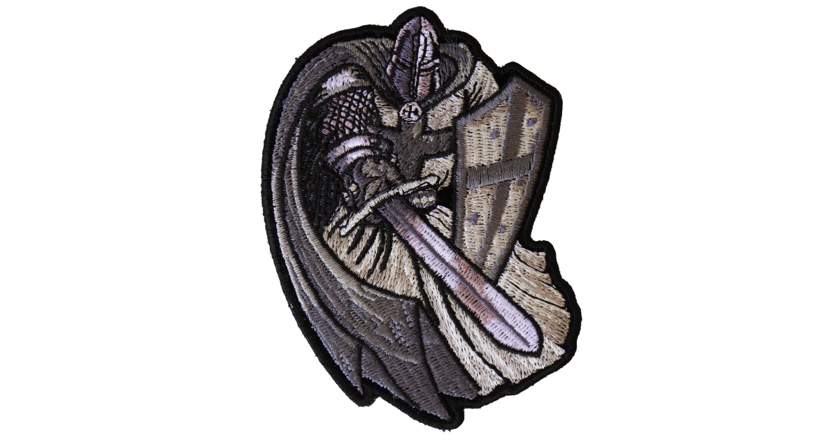Christian Knight Patch for Sewing or Ironing on to Jackets by Ivamis ...