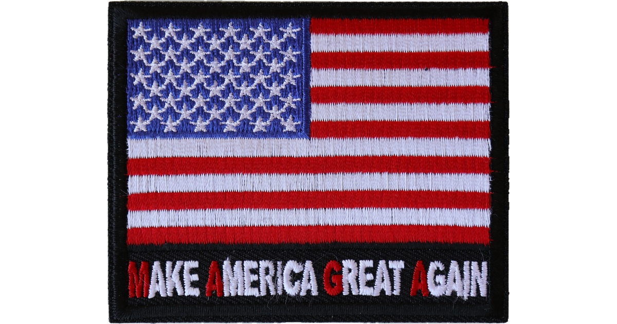 Make America Great Again MAGA US Flag Patch by Ivamis Patches