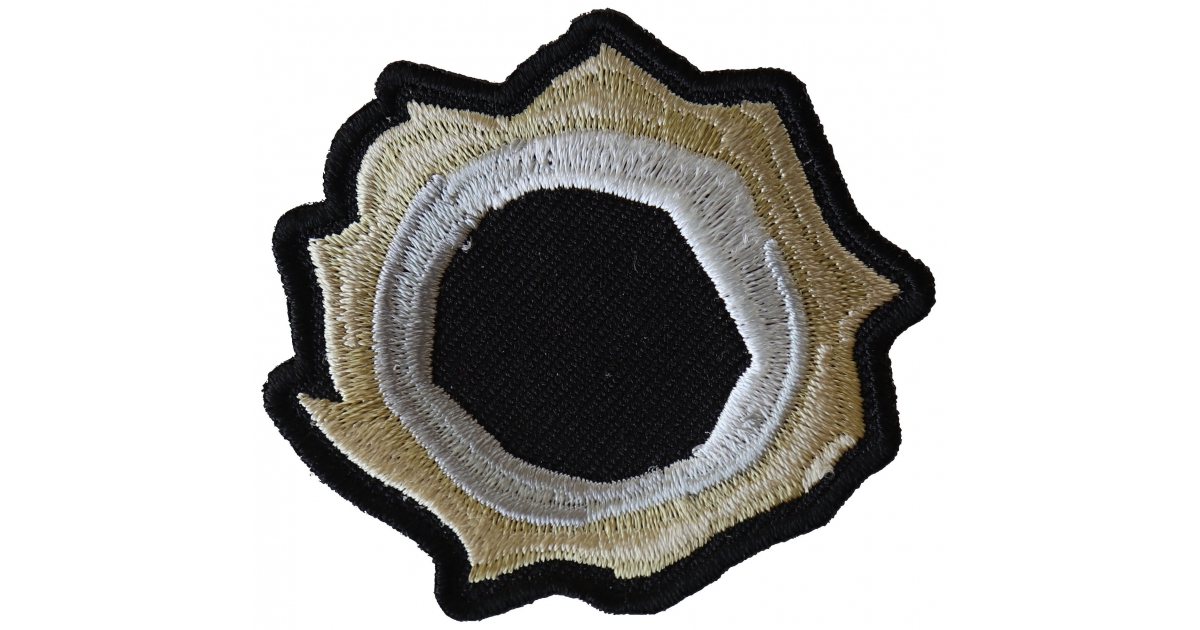 Bullet Hole Patch Green Metal by Ivamis Patches