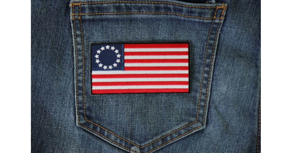 Betsy Ross American Flag Patch by Ivamis Patches