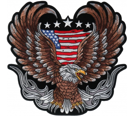 American Flag Eagle Patch, Large Eagle Patches for Jackets by Ivamis ...
